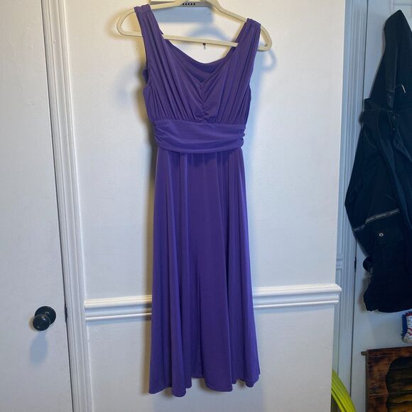 Chadwicks | Dresses | Sexy Shape Benefits By Chadwicks Purple Ruched ...